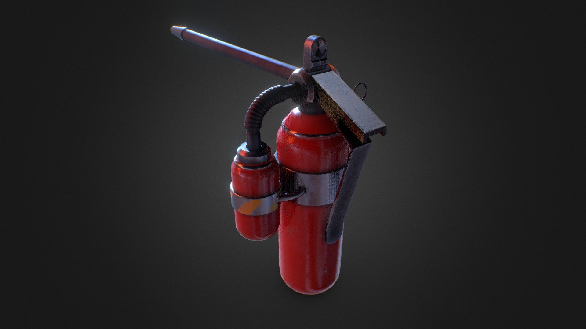Fire extinguisher - 3D model by Иванов Ильнур (@ilnurivanov) [0af7c1a ...