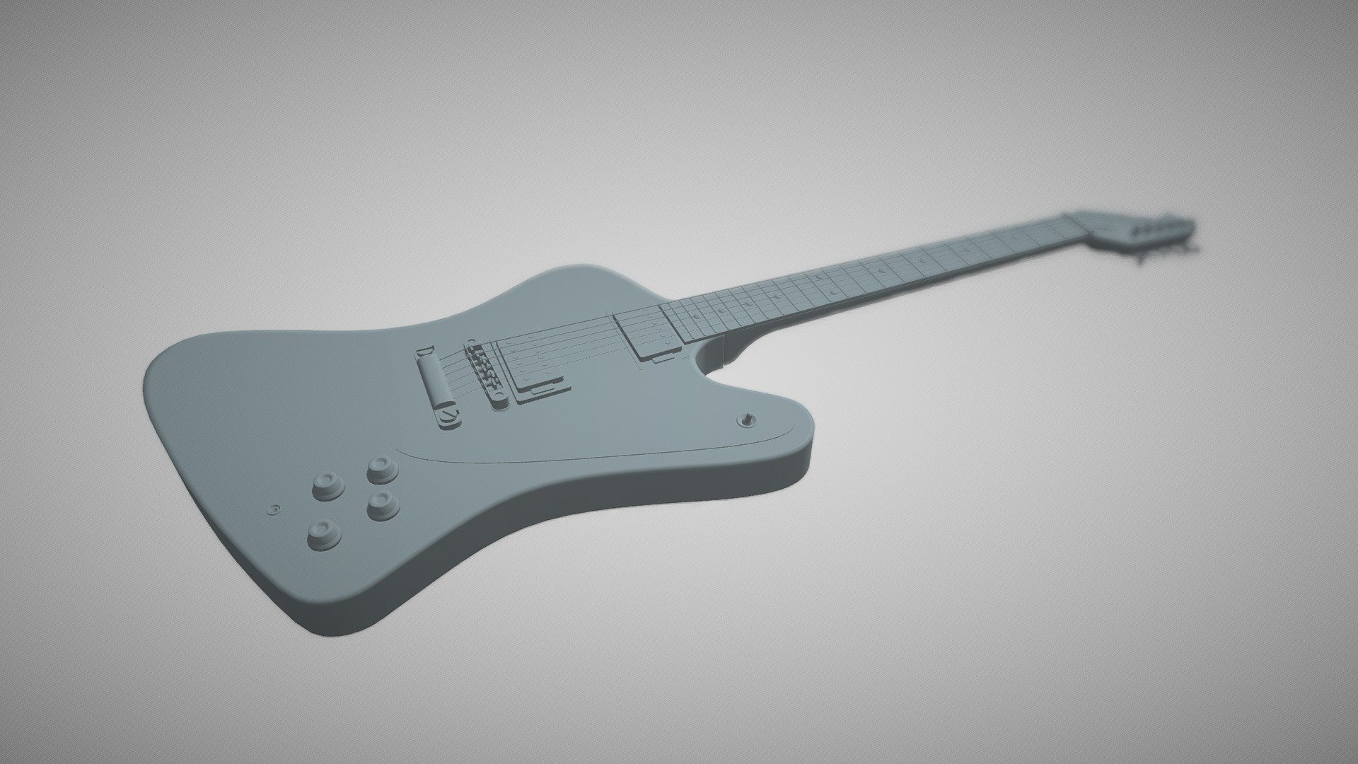 Guitar - 3D model by Aleksandr Zamkovoi (@aleksandr_zamkovoi) [0af9b6e ...