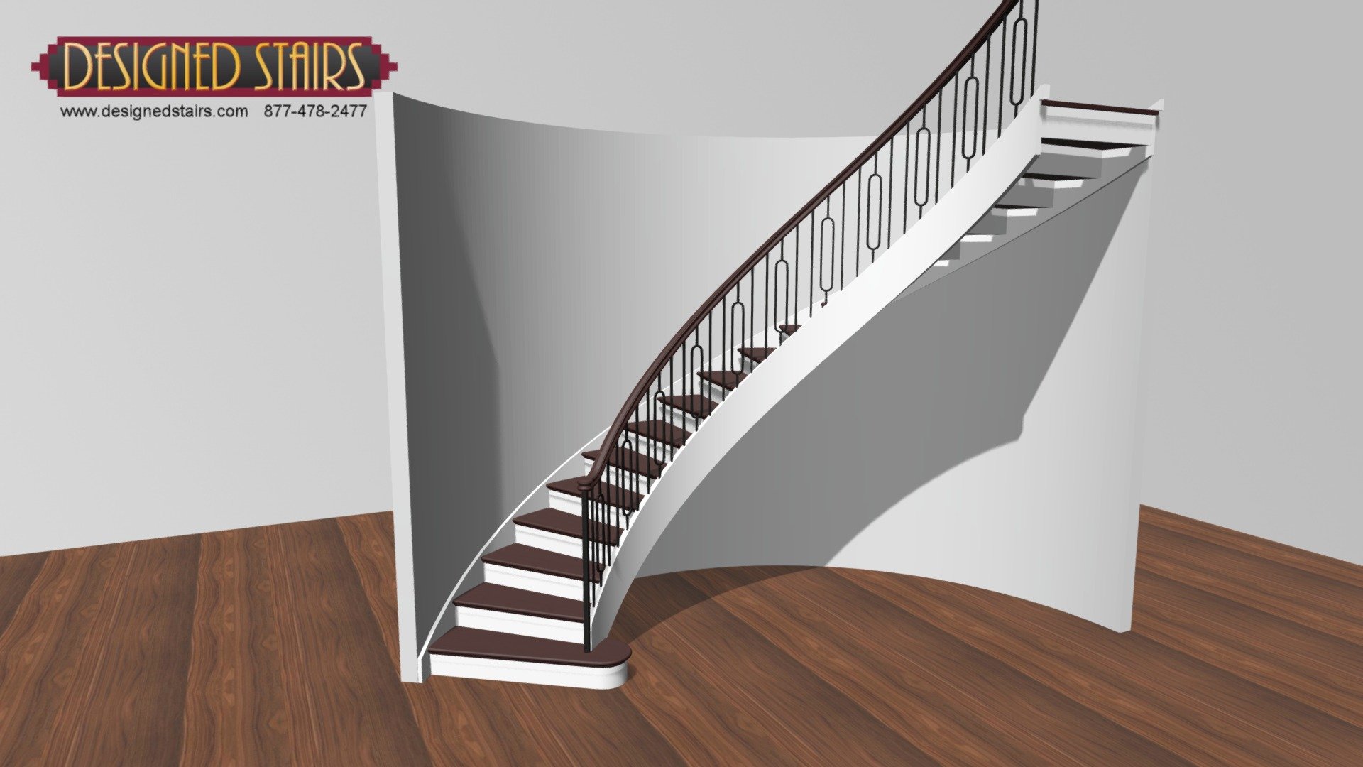 Curved Stair 7-24-19 - 3D model by designedstairs [0afa1ce] - Sketchfab