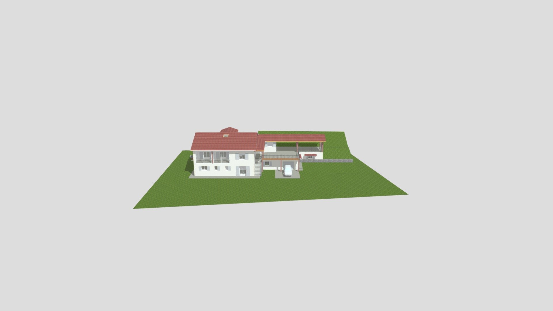 CREATION D'UNE EXTENSION - 3D model by artchiplan [0afd764] - Sketchfab