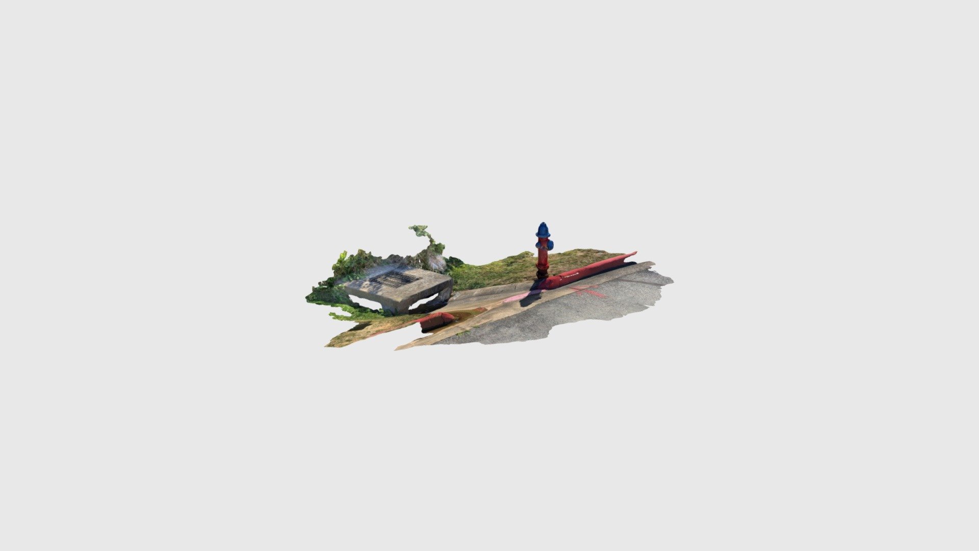 Storm drain and hydrant - Download Free 3D model by blenderman iii ...