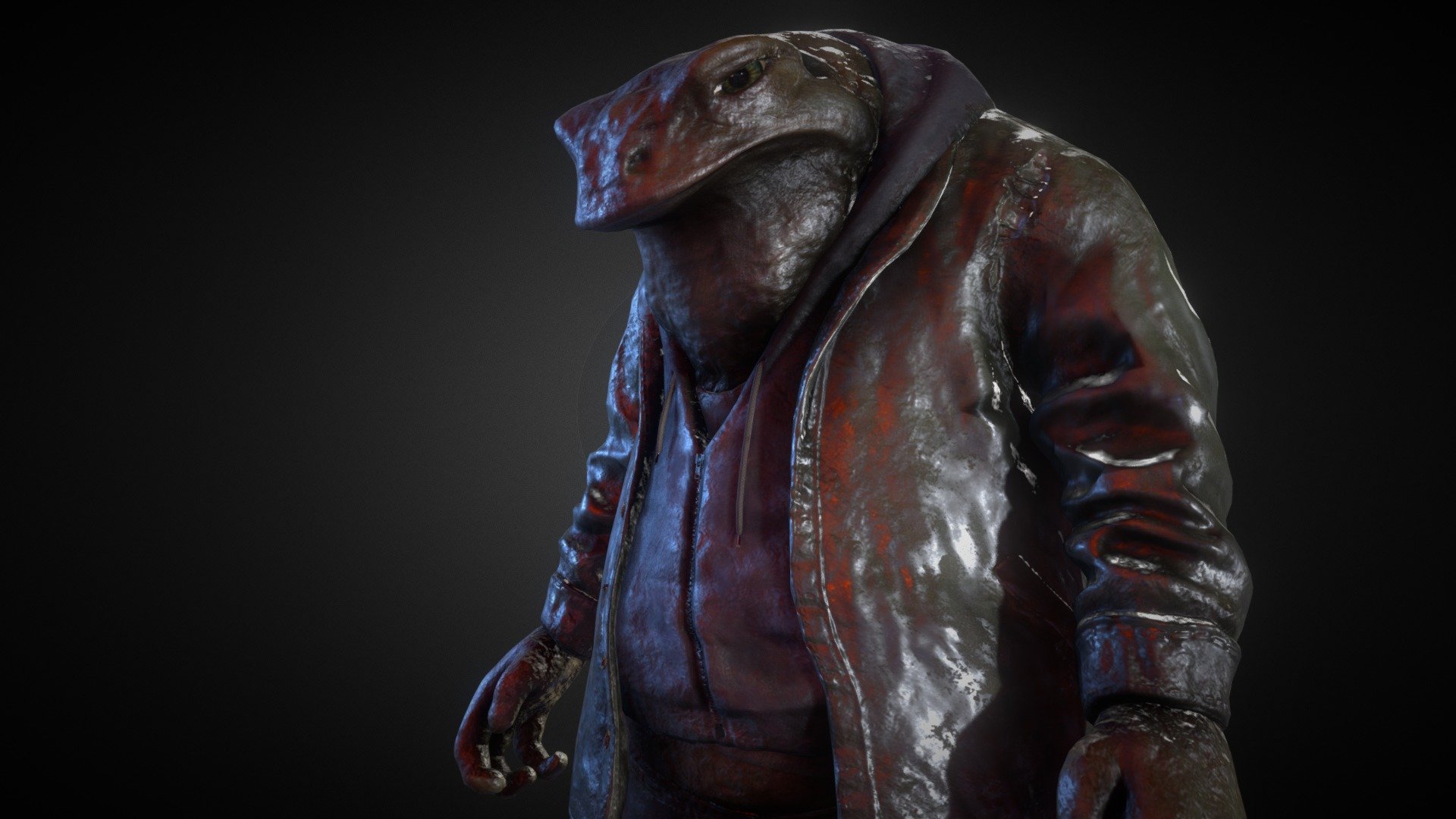 The Homeless Toad (Animation & T-Pose) - 3D model by Gran (@lividgrain ...