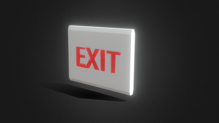 Exit 3D models - Sketchfab