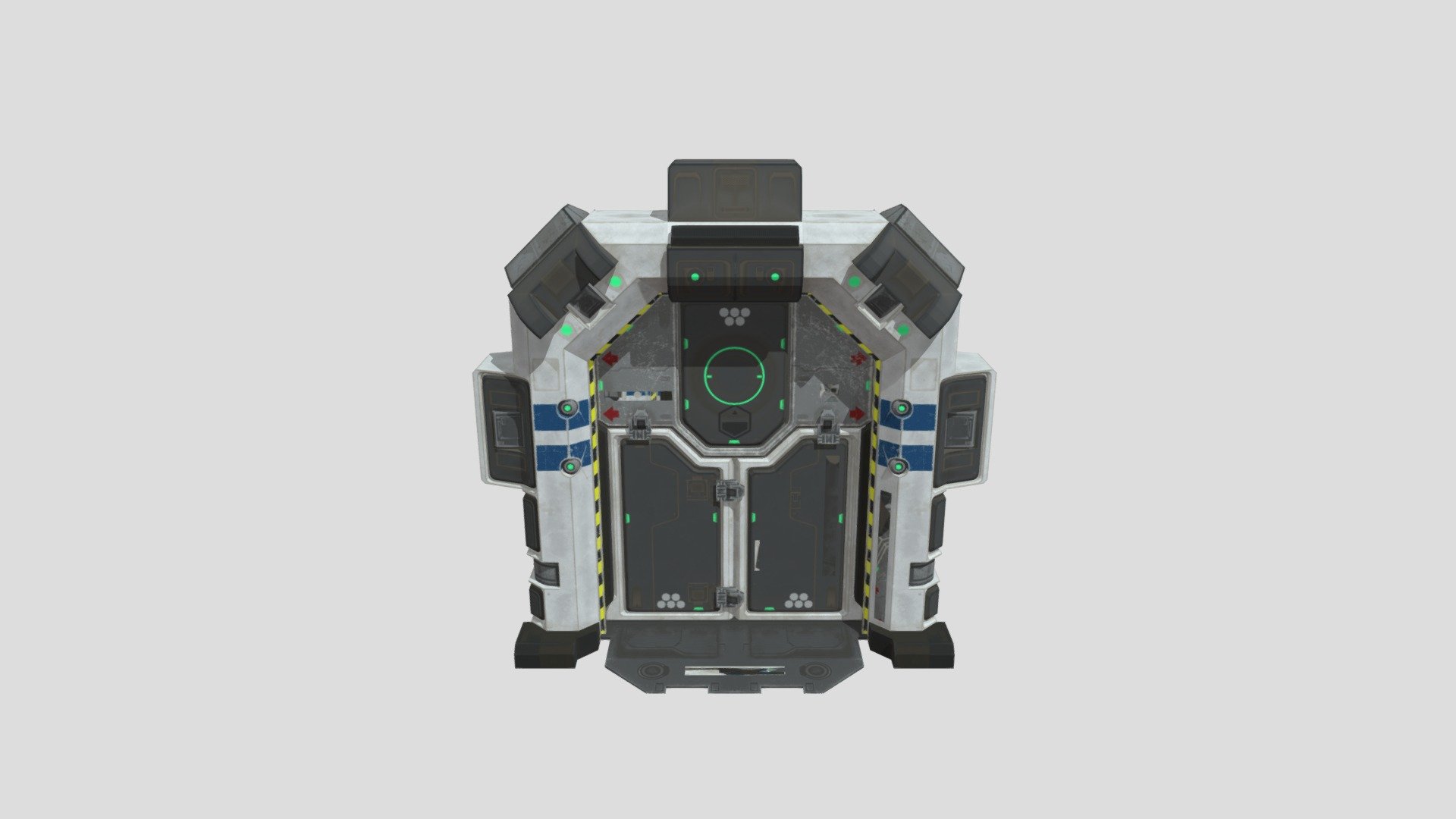 Scifi Door Opening Malfunction - Download Free 3D model by Tyler Frady ...