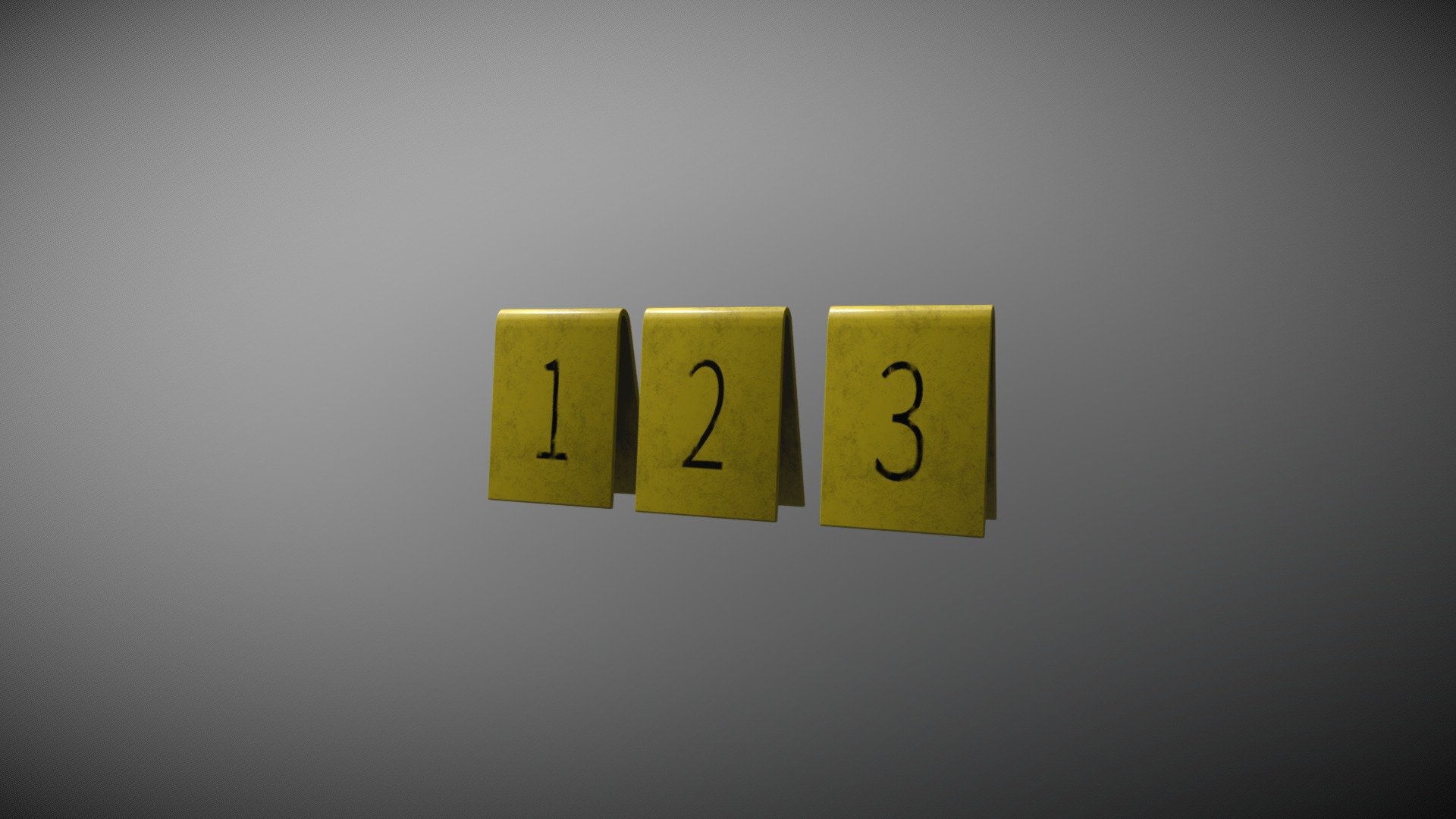 evidence markers / crime scene - Download Free 3D model by kira.is.real ...