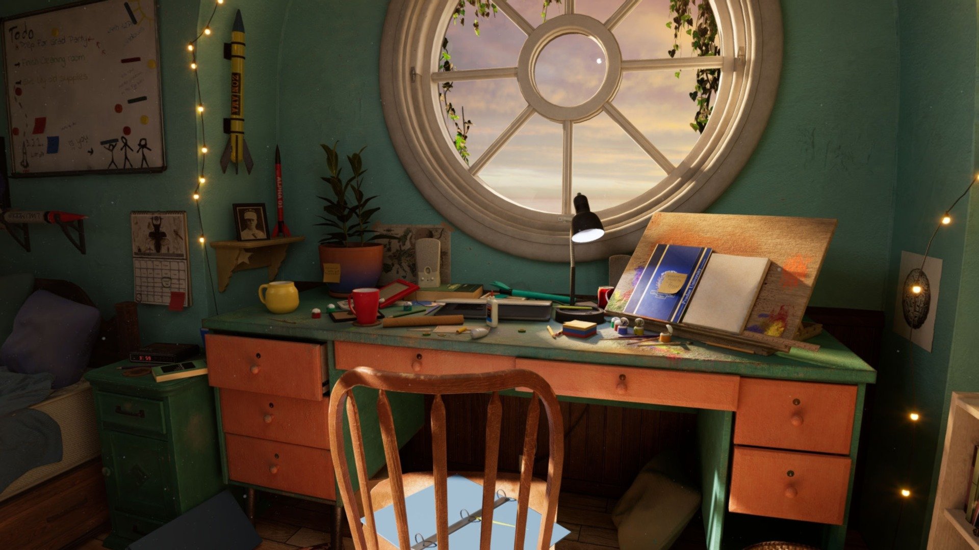 Collin's Space Room - 360 Panoramic - 3D model by LuxS_1 [0b0529b ...