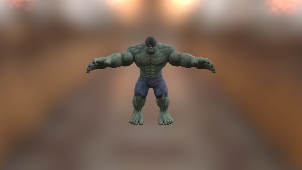 Hulk - 3D model by REZAL [0b070c8] - Sketchfab