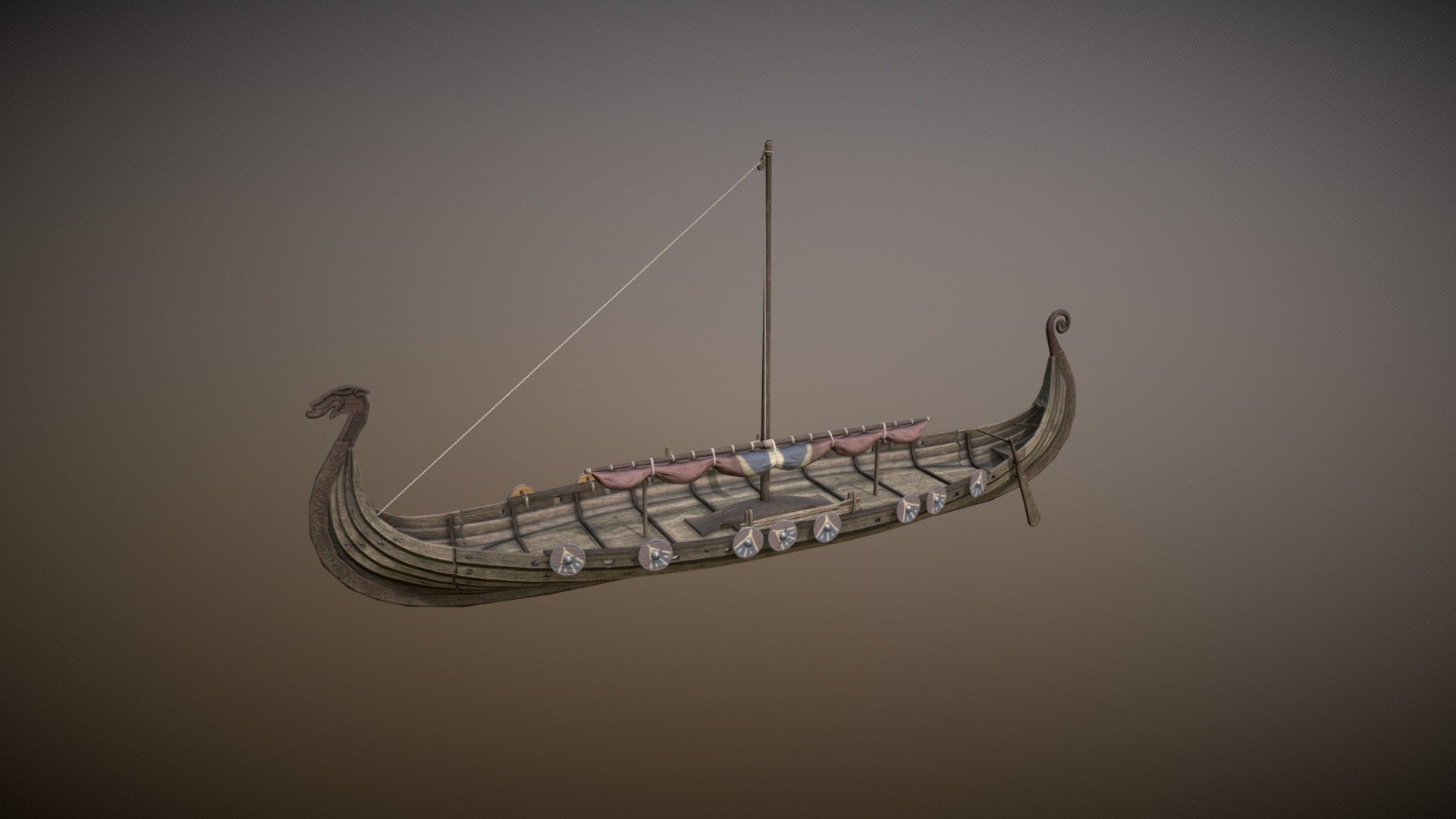 Drakkar - 3D model by yaroshevichevgen [0b07fd1] - Sketchfab
