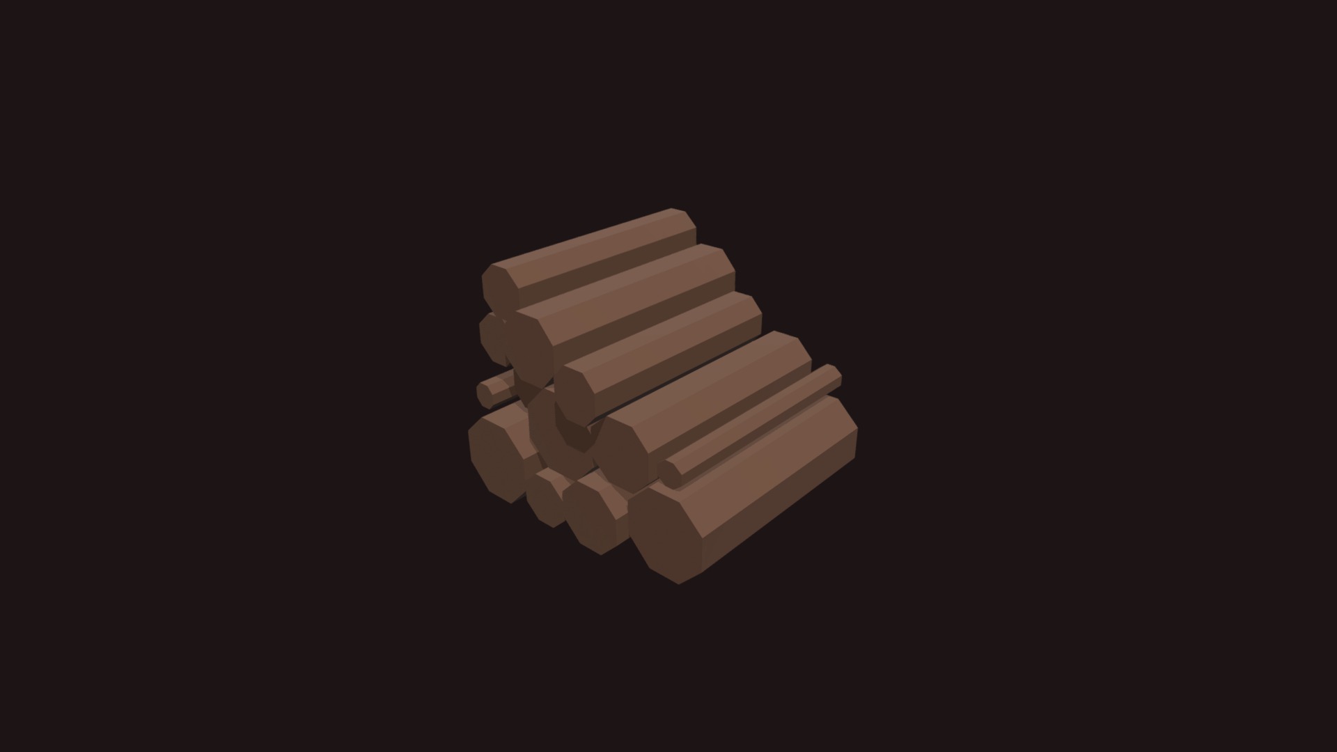 Log Stack 1x1x1 - Download Free 3D model by moyicat [0b08484] - Sketchfab