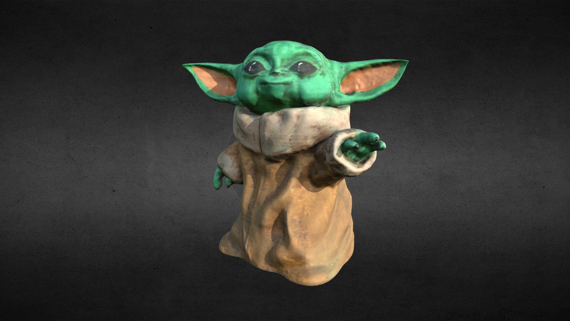 Baby Yoda - Download Free 3D model by OlhaV [0b0d05a] - Sketchfab
