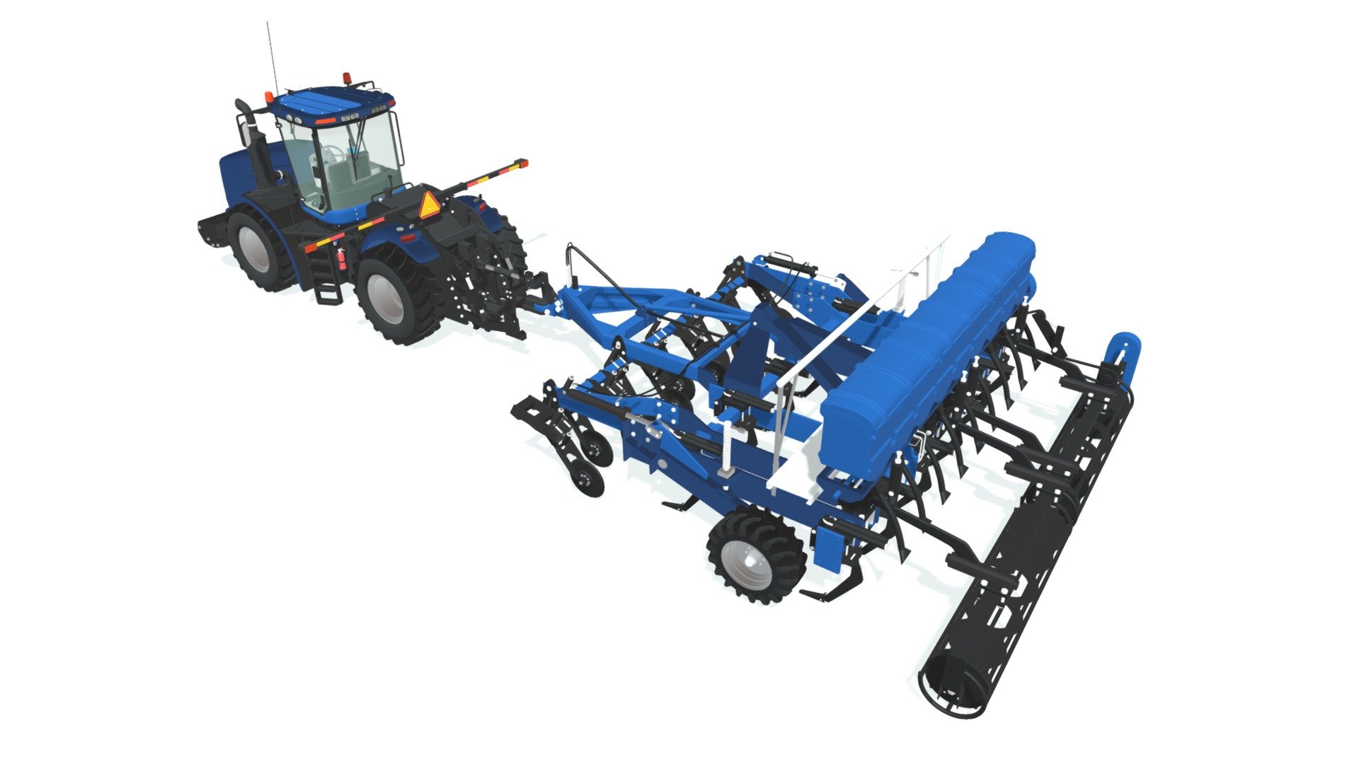 Tractor with Disc Harrow - Buy Royalty Free 3D model by 3DHorse ...