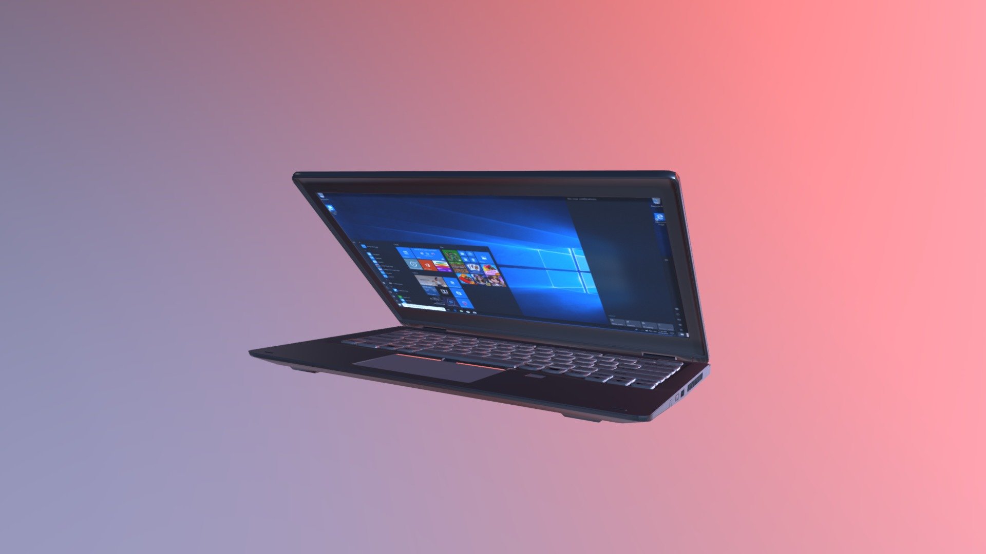 lenovo slim laptop - Buy Royalty Free 3D model by topchannel1on1 ...