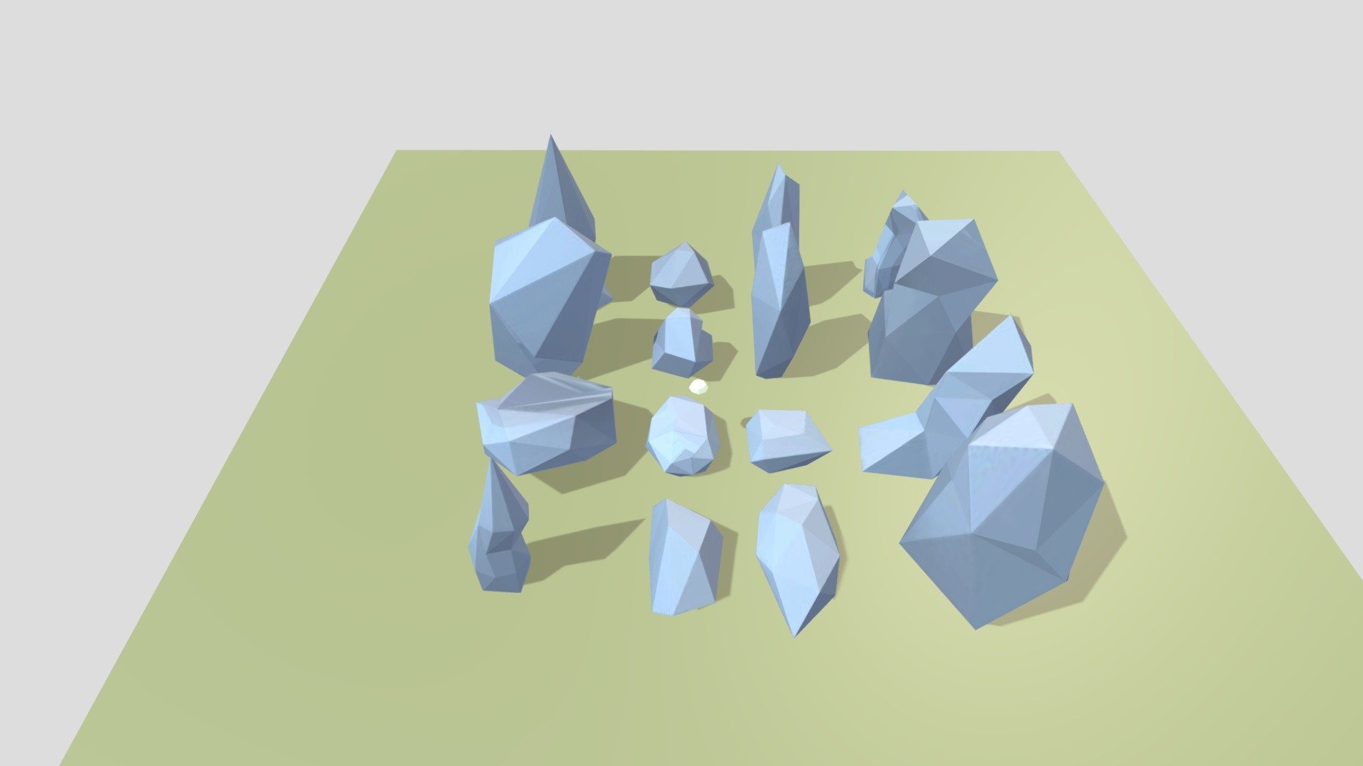 Low poly rocks assets - Download Free 3D model by Fer (@Ferkii ...
