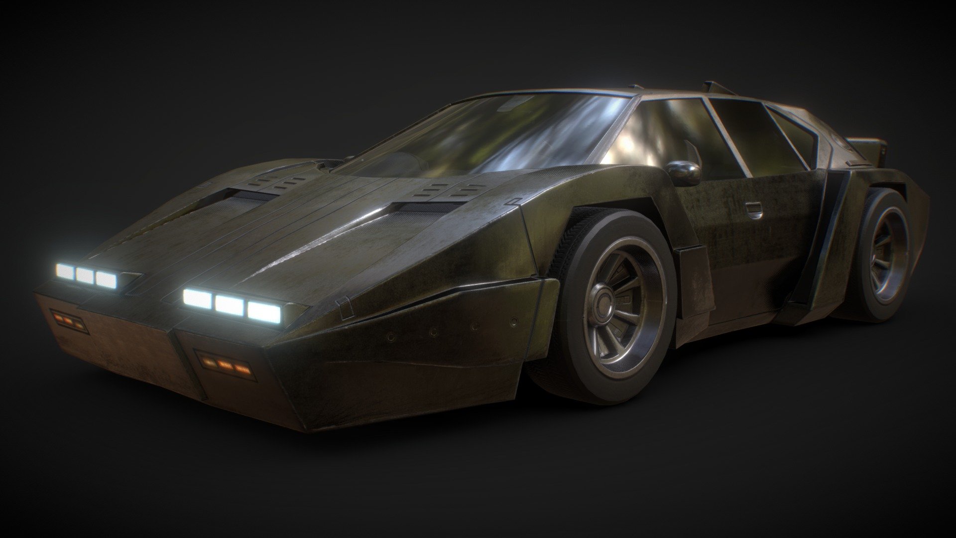 CAR 1 SCIFI (3Dpro) - 3D model by Herve3D [0b10e72] - Sketchfab