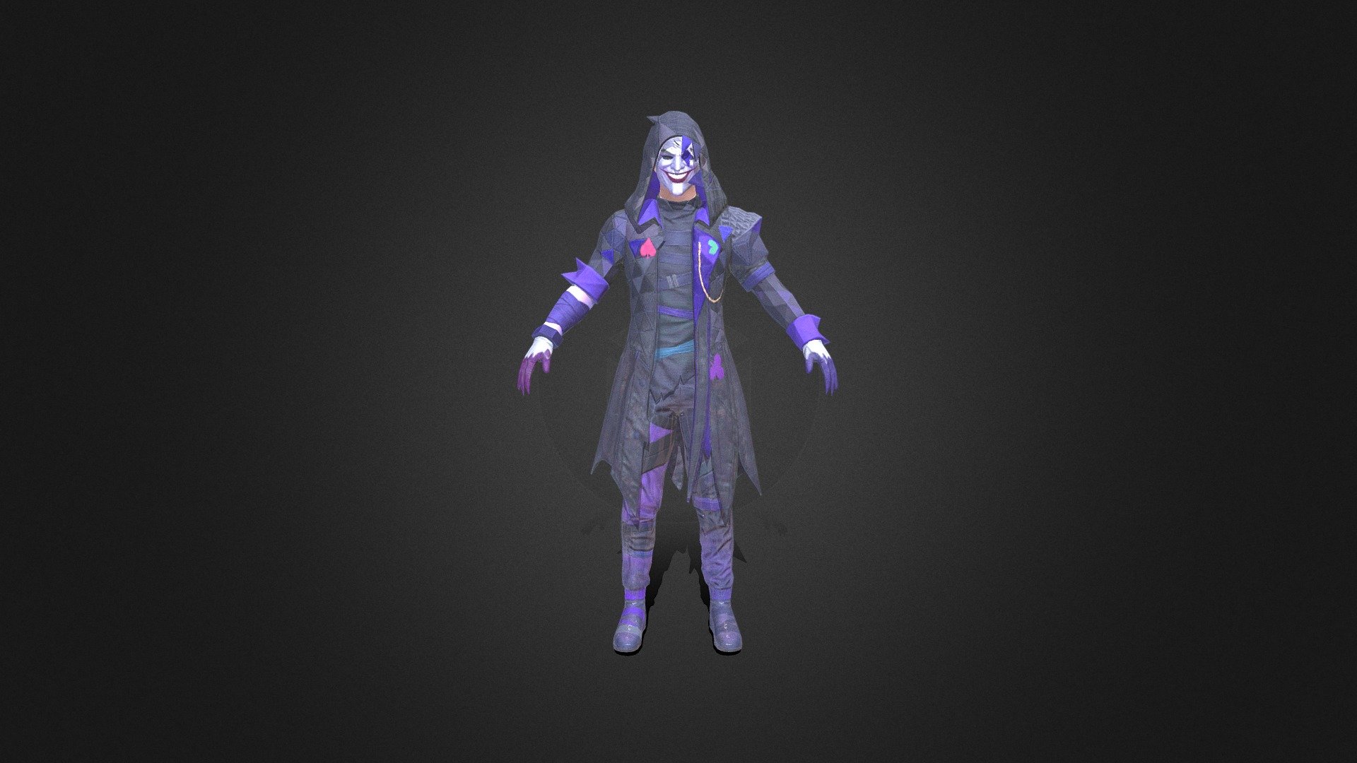Fool Set Male|PUBG|blend|NEW rig| - Download Free 3D model by ᄂΣVIП X ...