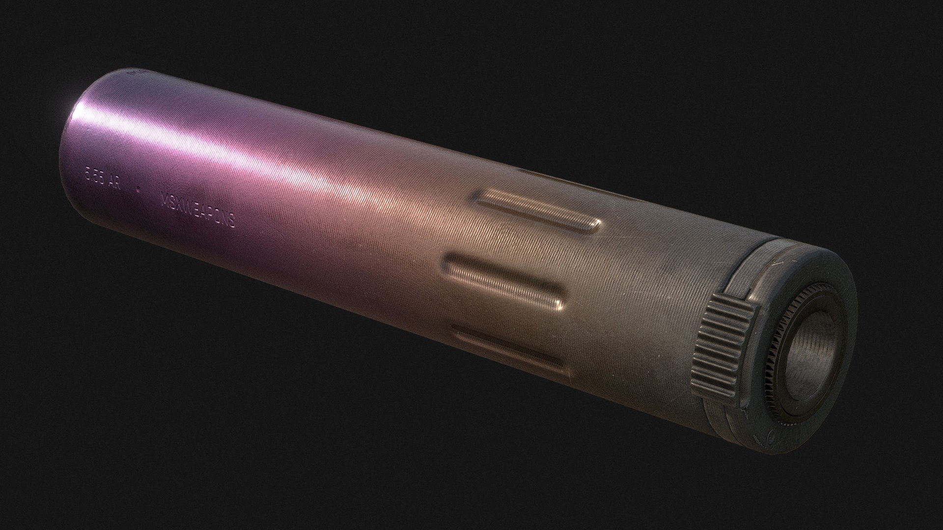 Silencer Purple - GameReady model - Buy Royalty Free 3D model by xivxiy ...