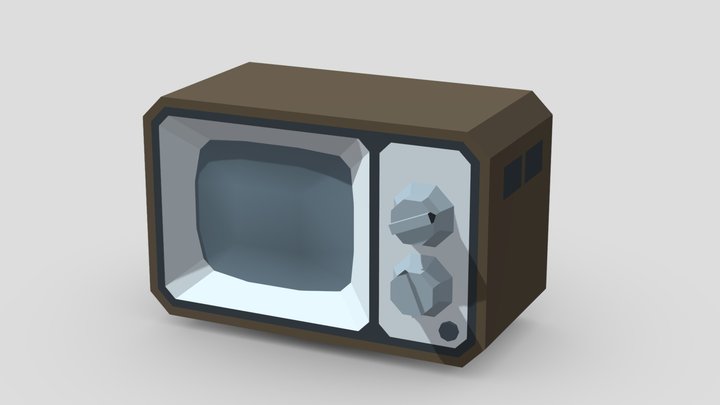 Vintage-tv 3D models - Sketchfab