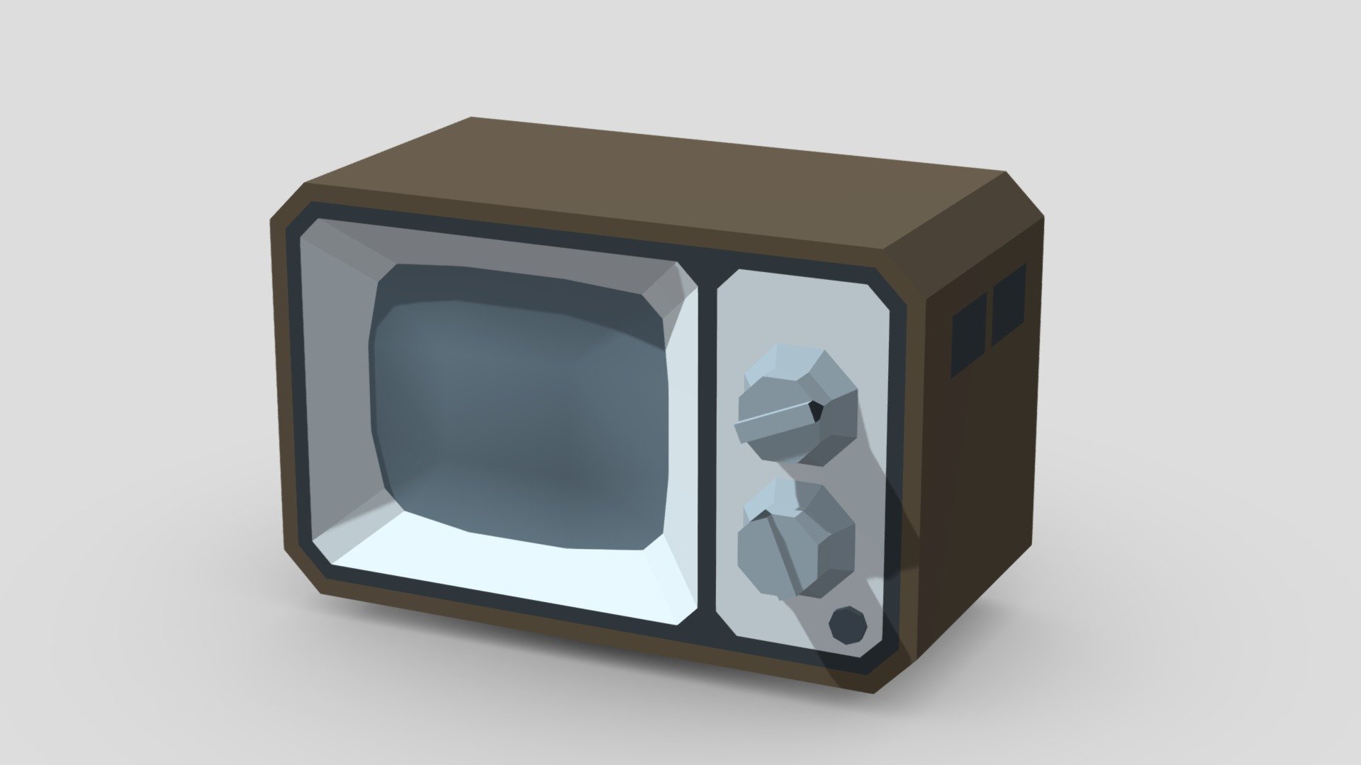 Retro Television 60s - 3D model by MDev (@mdevelopers) [0b11ccb ...