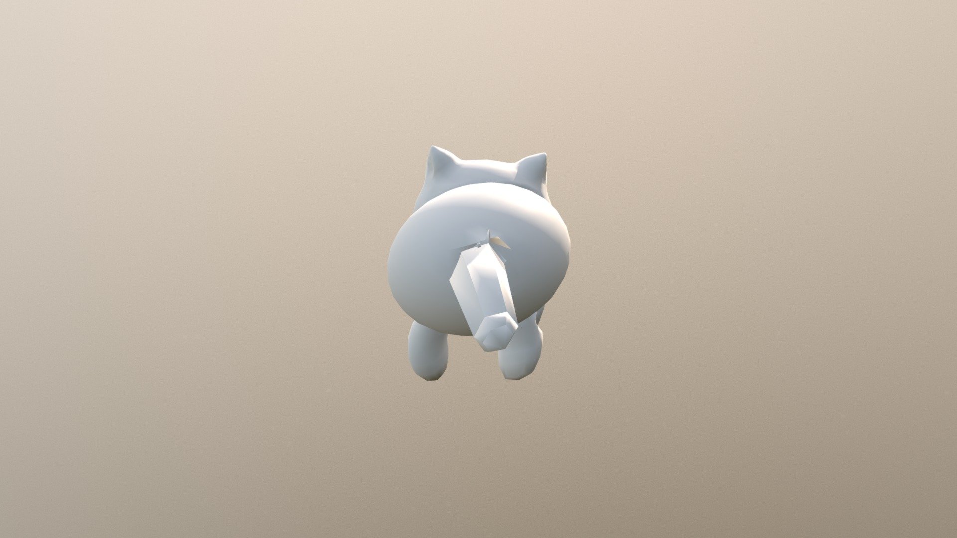 p cat template DOWNLOADABLE - Download Free 3D model by marionetwork ...