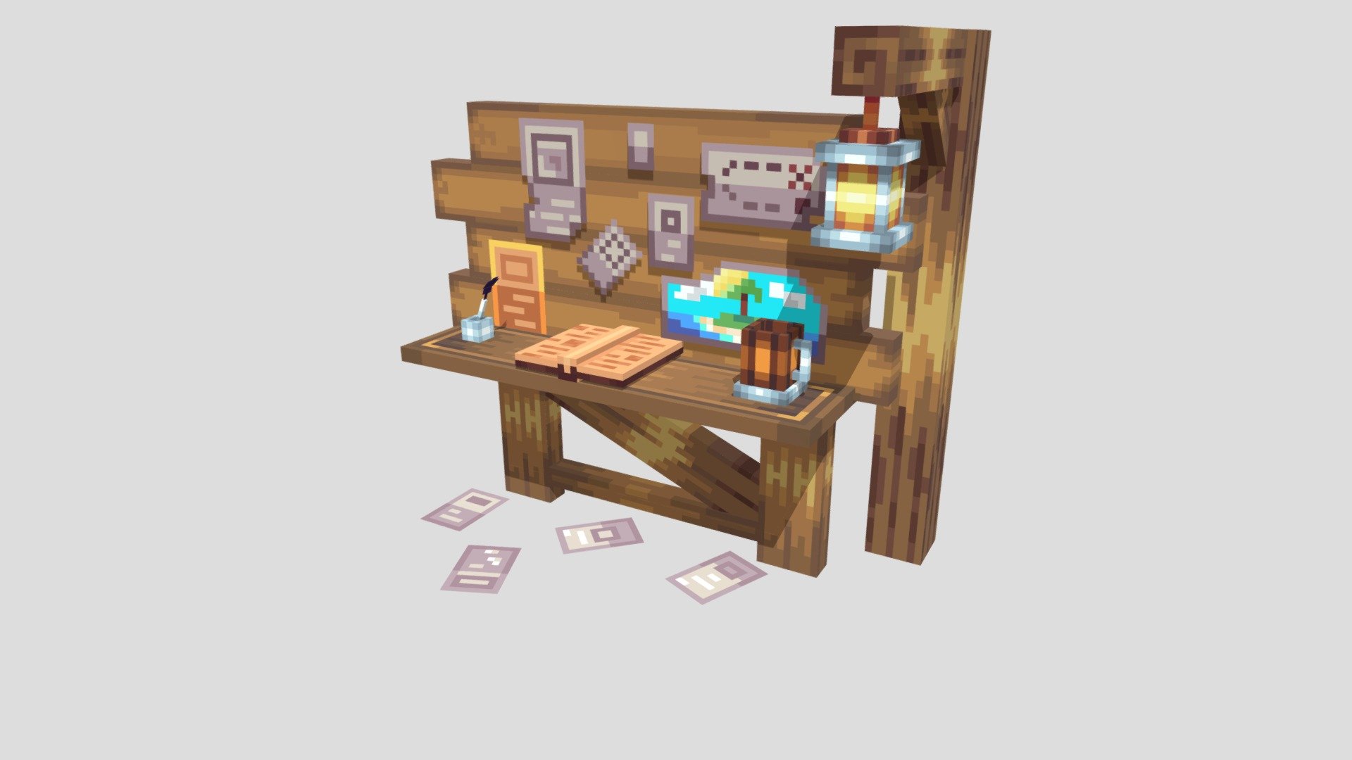 Mission board - 3D model by GoodConcept (@molestia1811) [0b1255c ...