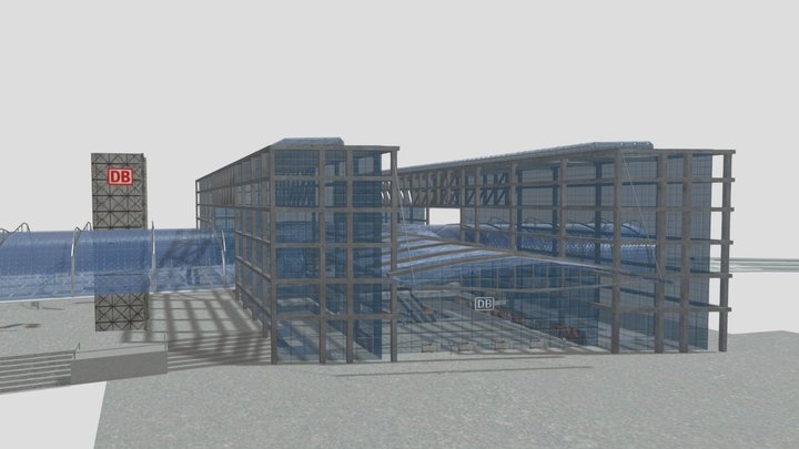 Railway-station 3D models - Sketchfab
