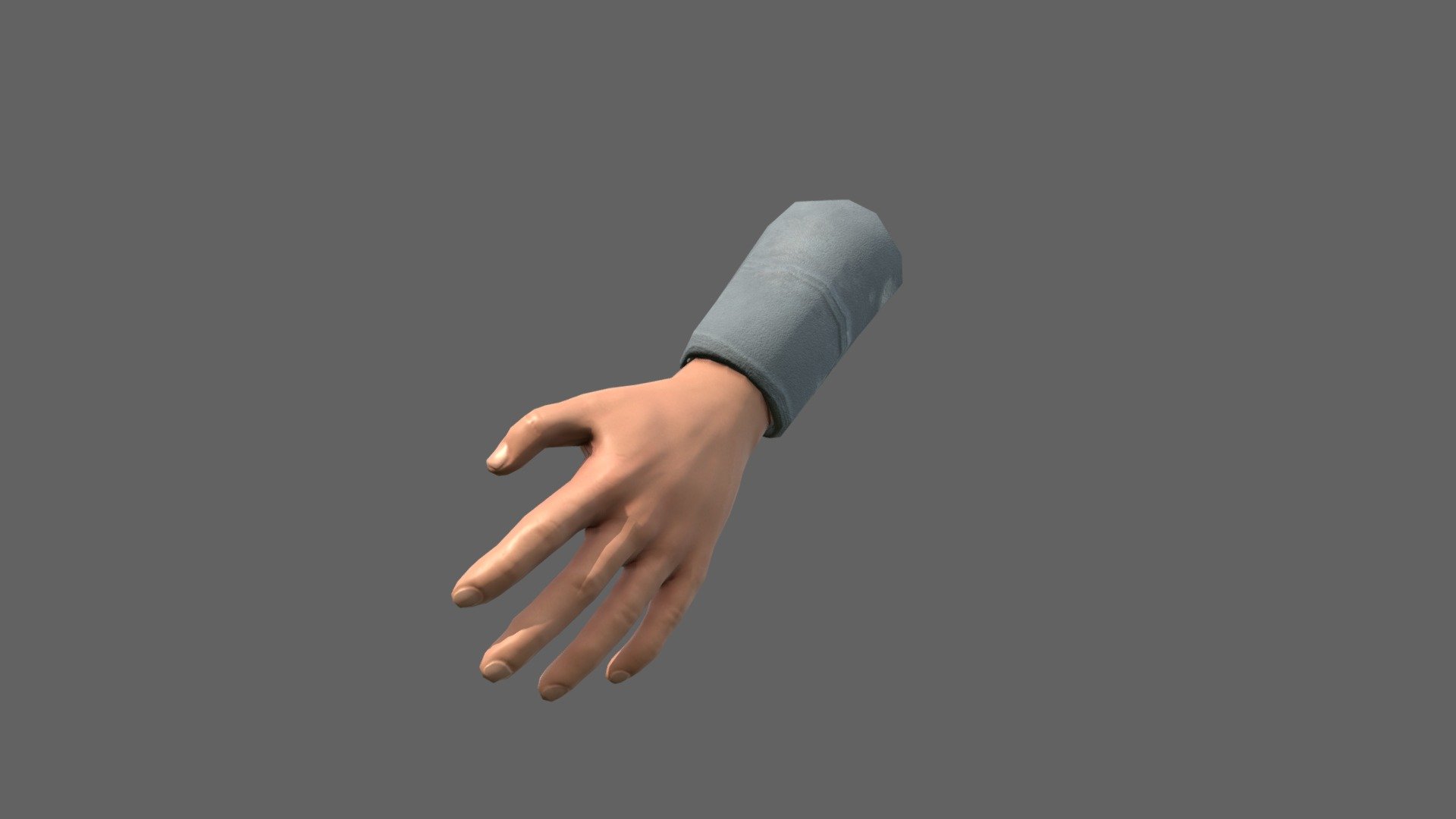 Low poly hand - 3D model by Nauvran [0b1458d] - Sketchfab