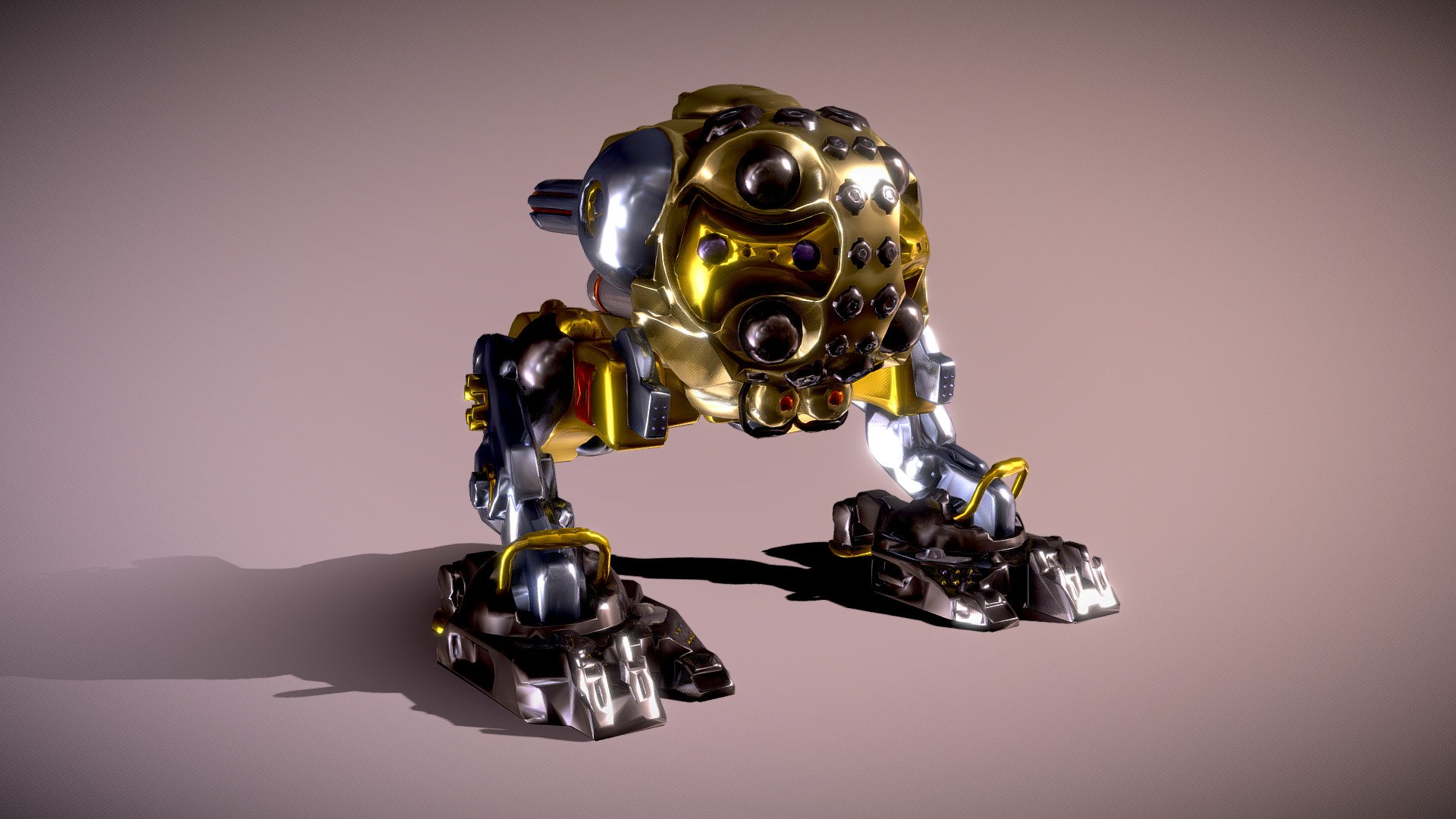 MoonWalker Mech - Download Free 3D model by Liberate [0b16bc2] - Sketchfab