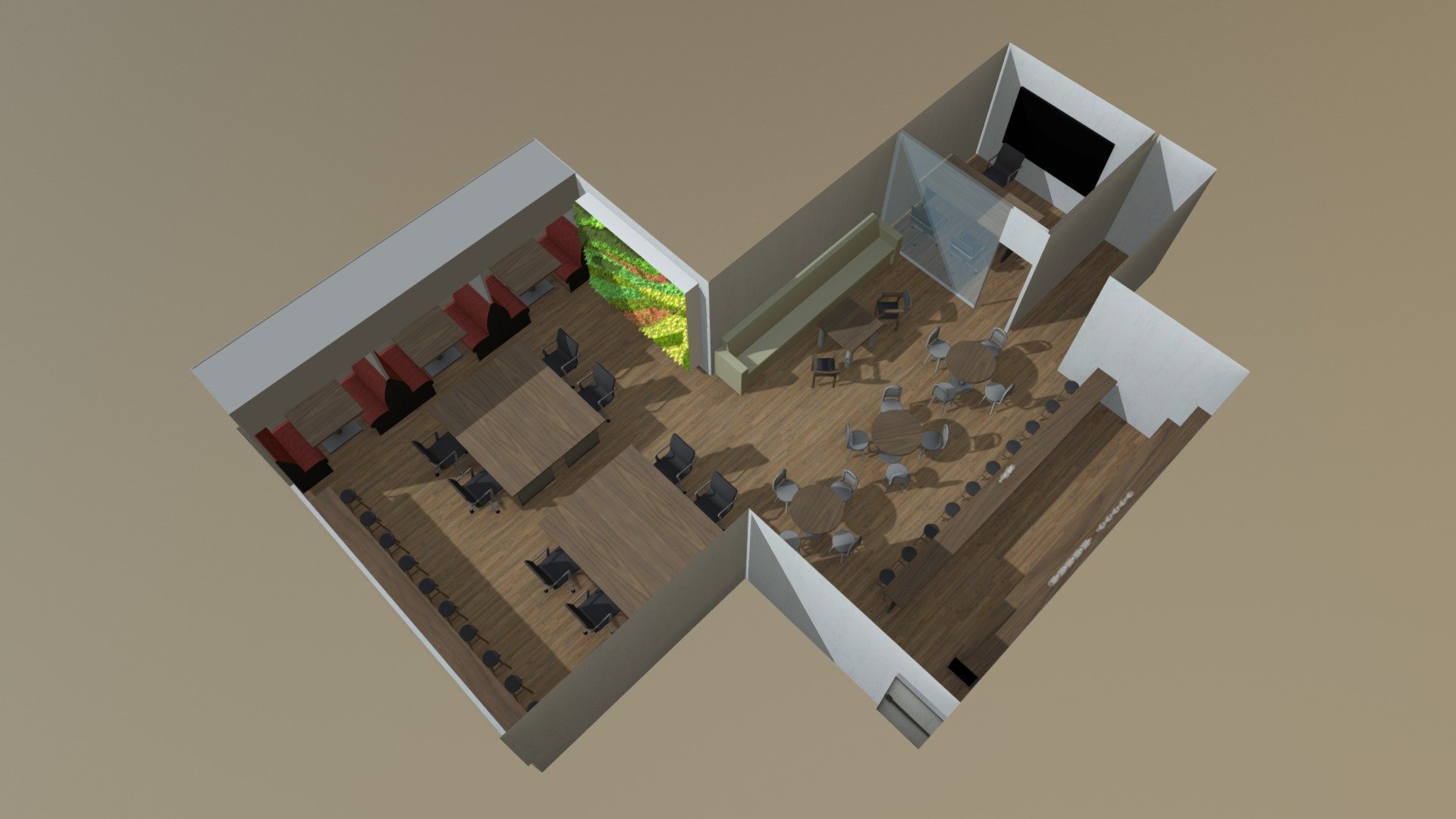 Floorplan - Second Floor Bar - 3D model by LinaHuffman [0b18a00 ...