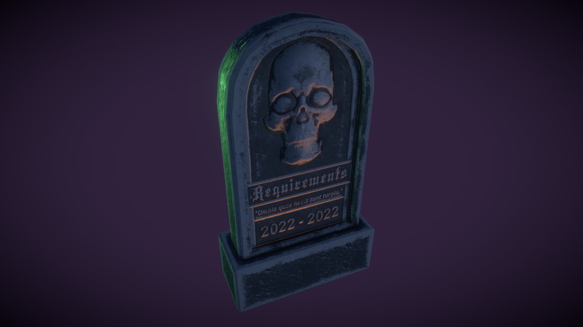 Gravestone - Download Free 3D model by Vaportrash [0b19338] - Sketchfab