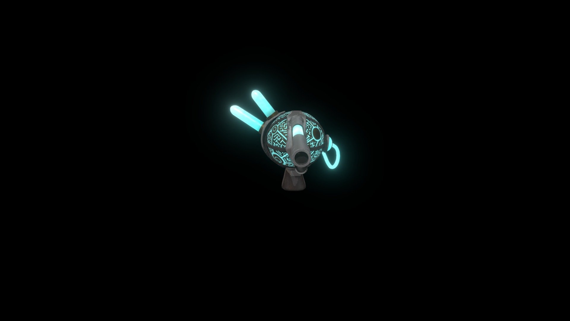 Sphere Slinger Revolver Arcane Firearm Class A - 3D model by Savannah ...