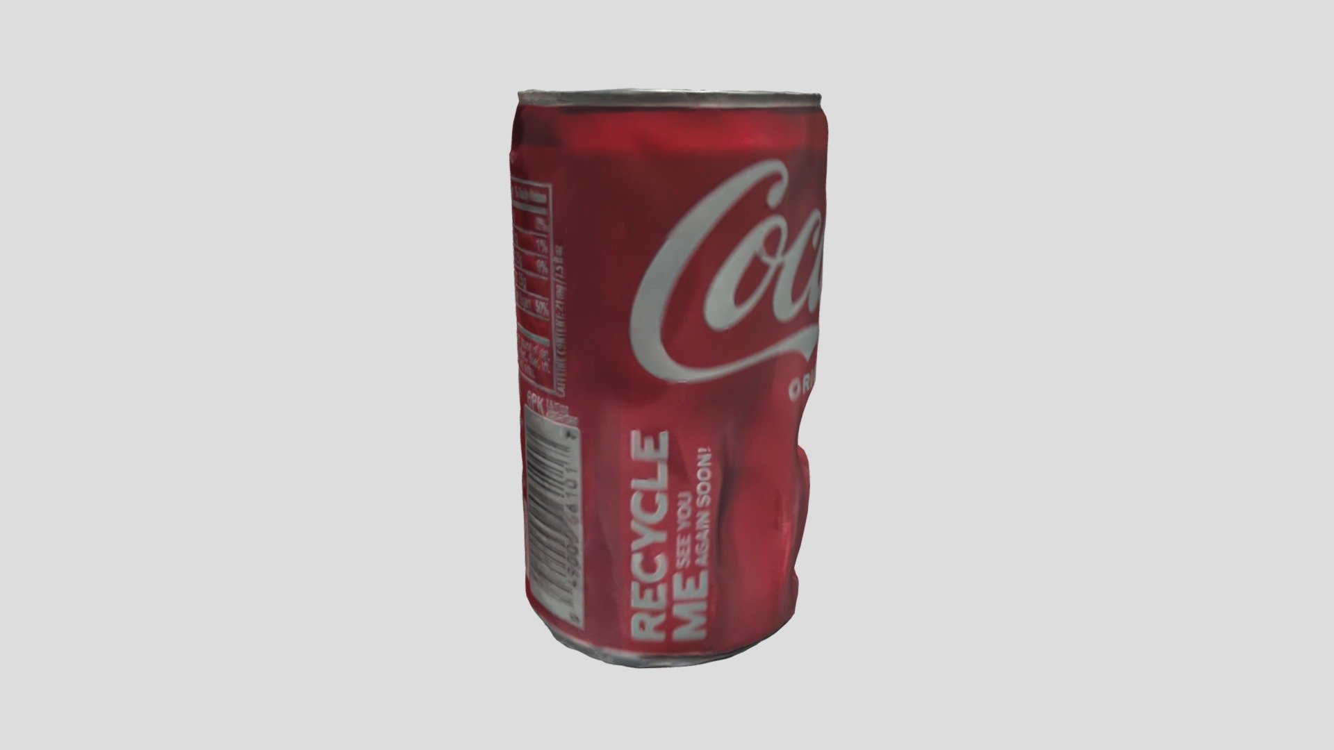 Coca Cola Mini Can - 3D model by smcurrier [0b1c438] - Sketchfab