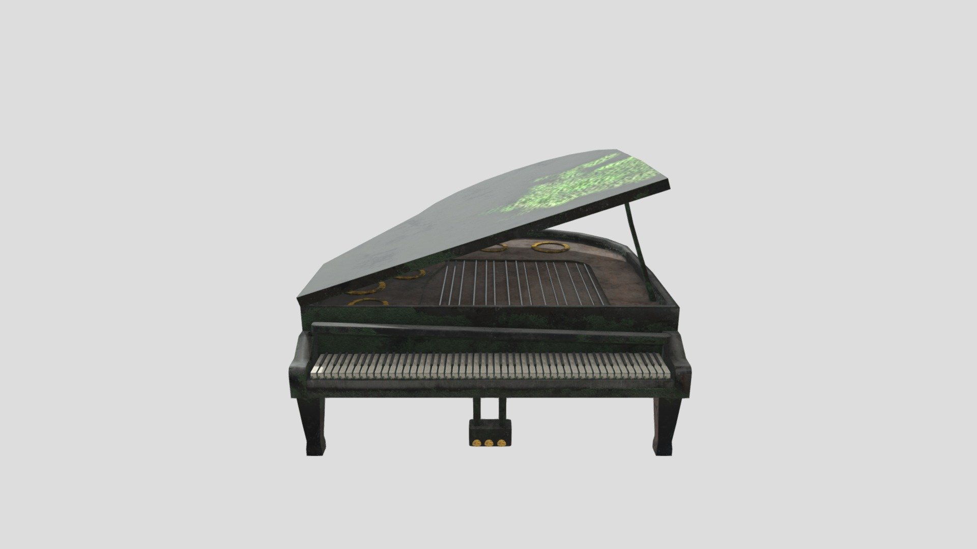 Grand piano - 3D model by maxboers [0b1db0e] - Sketchfab