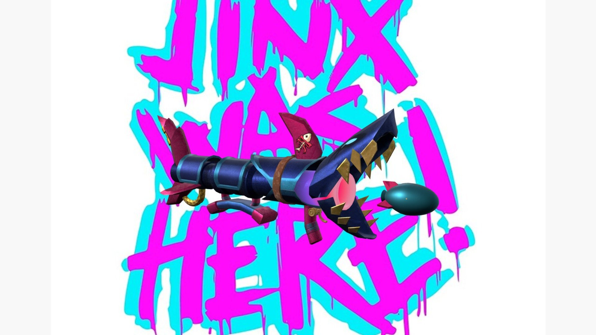 League of Legends - Jinx's "Fishbones" - 3D model by PlattIntroTo3d ...