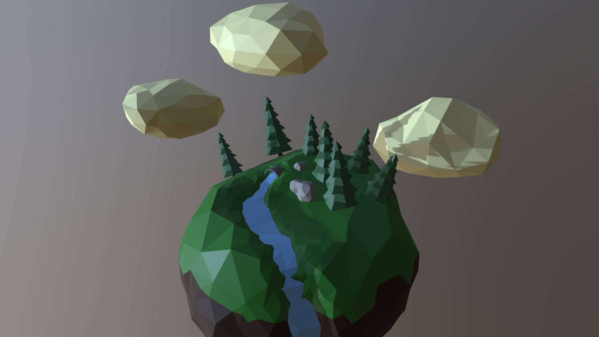 Low Poly - Skysland Sunset - Download Free 3D model by AFCM (@afcm ...