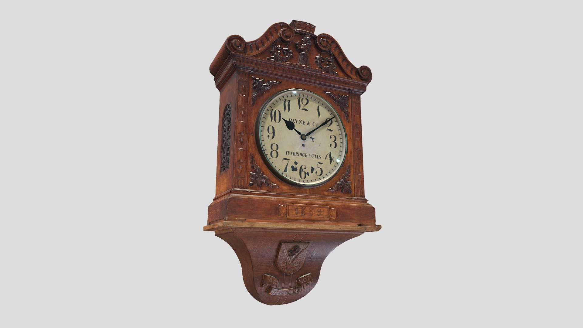 Town Hall Clock 1889 - 3D model by polyplay [0b23129] - Sketchfab
