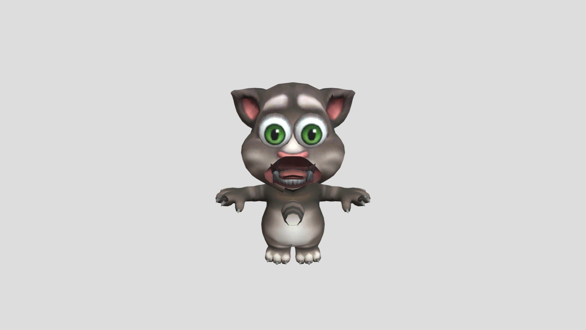 Talking_tom_1999_glitched - 3D model by daniyt805 [0b2326e] - Sketchfab