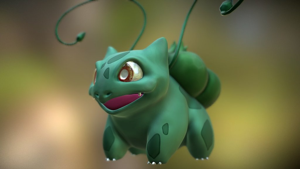 #1 Bulbasaur! - 3D model by nuffin [0b23ff8] - Sketchfab