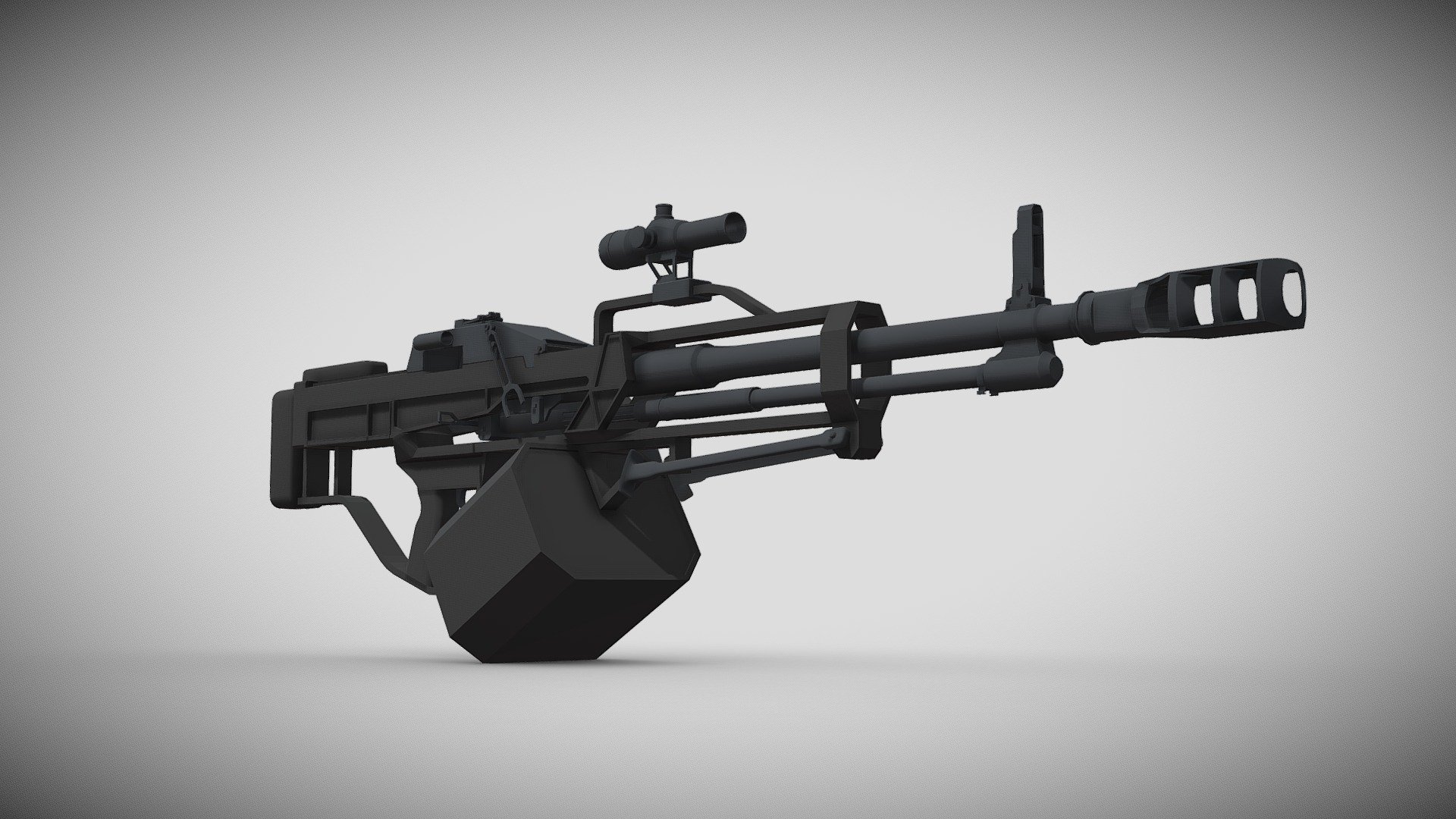 HMG portable conversion of QJZ-171 - 3D model by EXcalibur117 [0b25aad ...