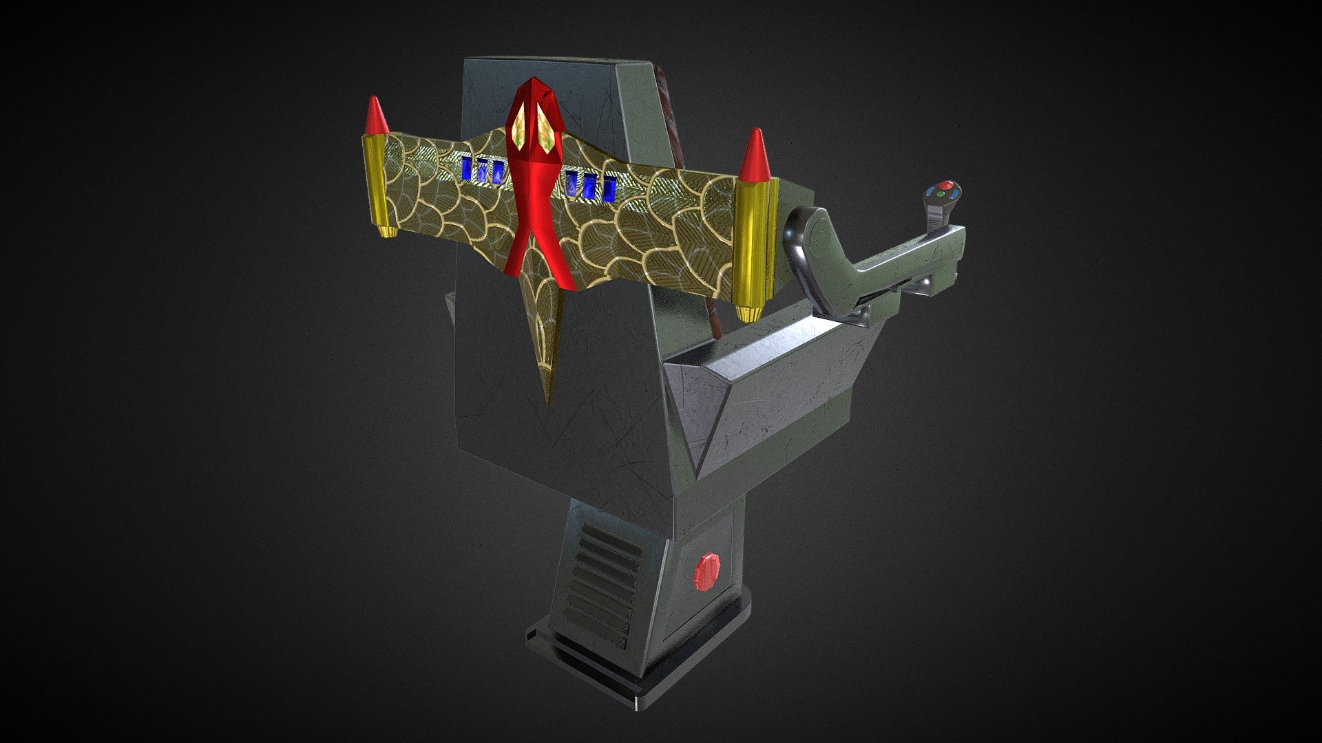 Mecha commander gaming chair - 3D model by Sparkster (@sparkster3d ...