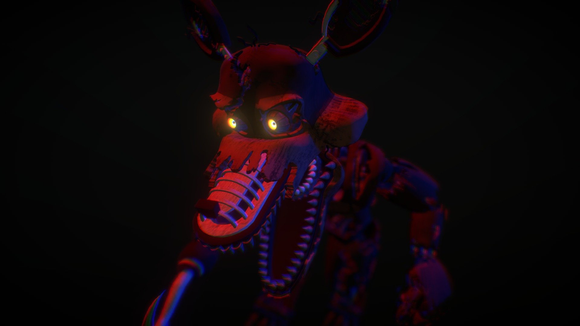 Nightmare Foxy Rig - Download Free 3D model by NO DONT EAT ME CASEOH ...