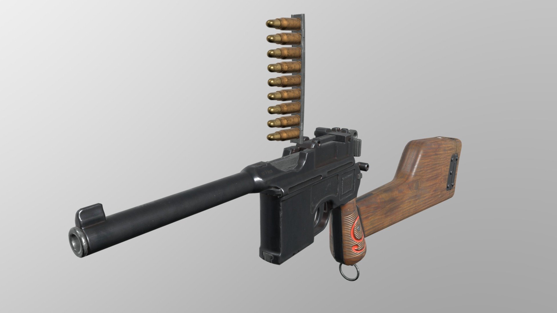 Mauser Pistol - 3D model by SethBrett [0b2c685] - Sketchfab