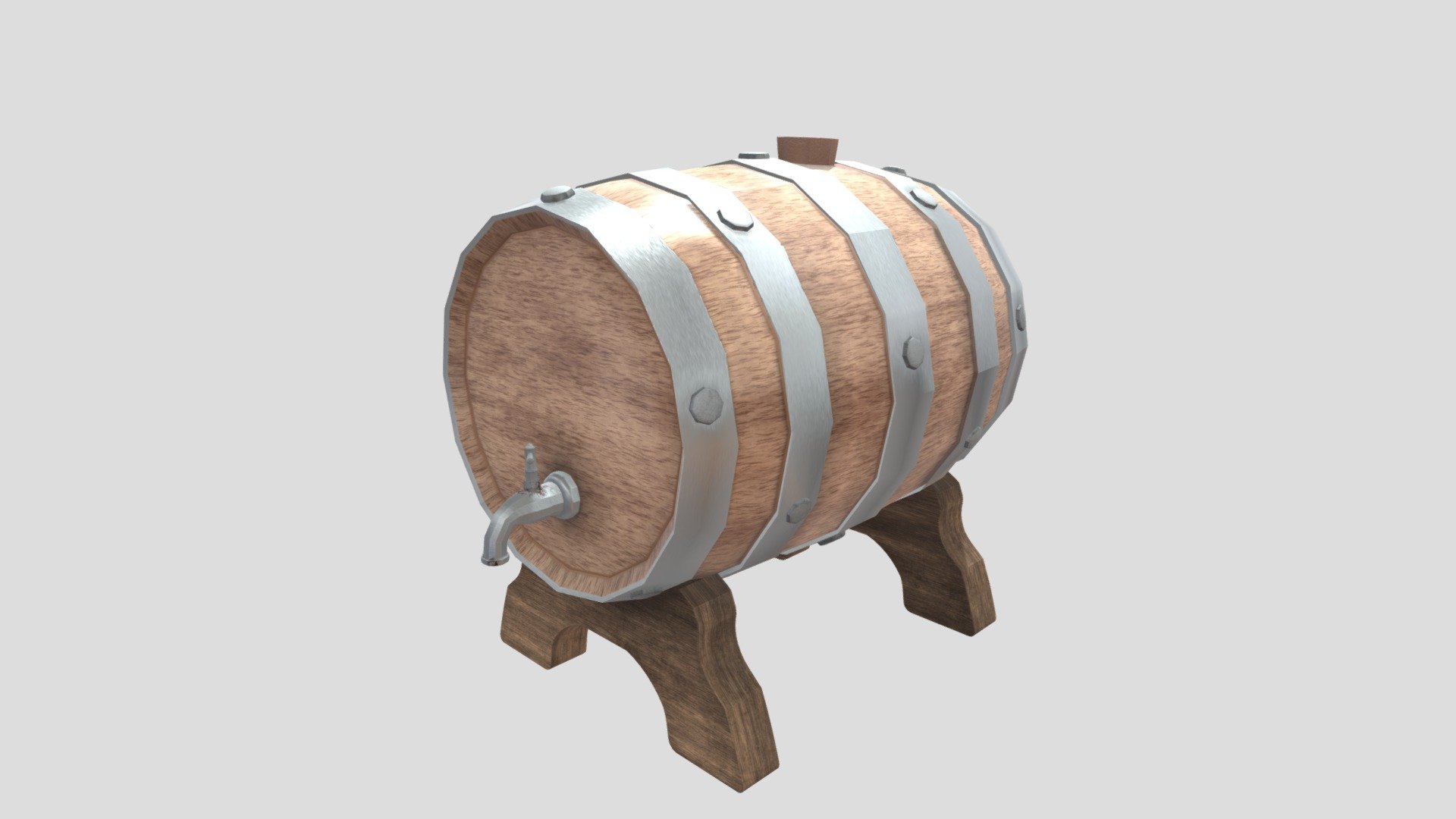 Keg - Download Free 3D model by IsaiahJP [0b2cac2] - Sketchfab