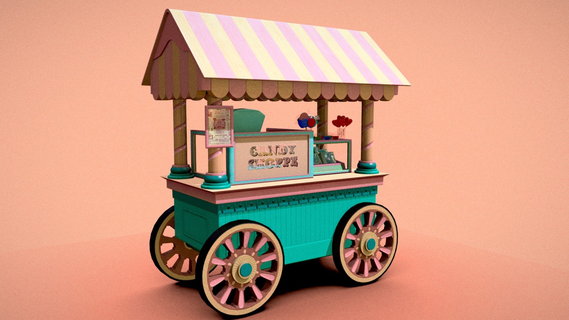 Candy Shoppe - 3D model by pan.stasian (@pan_stasian) [0b2d3ba] - Sketchfab