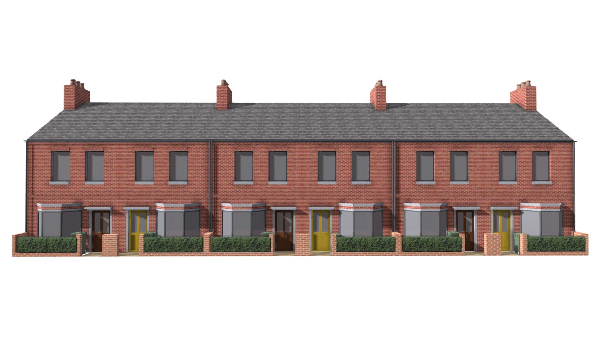 converted terraced housing types - 3D model by Capita Place ...