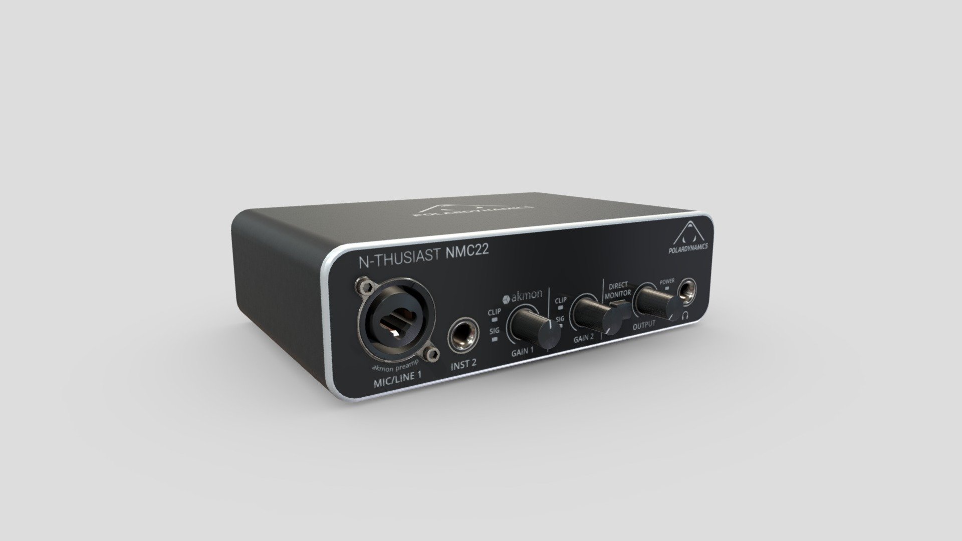 Audio interface NMC22 - 3D model by rorensuart [0b31756] - Sketchfab