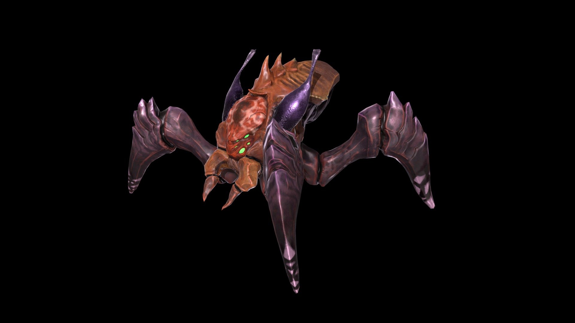 Adult alien-bug - 3D model by ramazbass [0b345a9] - Sketchfab