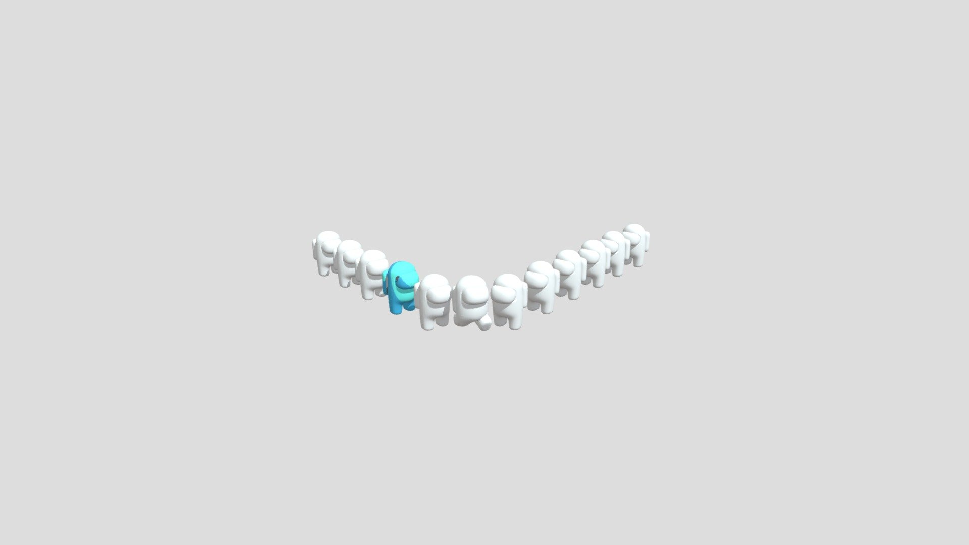 Crewmate among us - 3D model by bionicLMAO (@itsBionicyt) [0b345ac ...