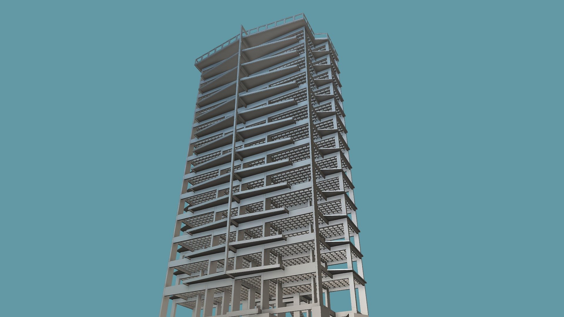 Edificio - 3D model by pfengenharia [0b34697] - Sketchfab