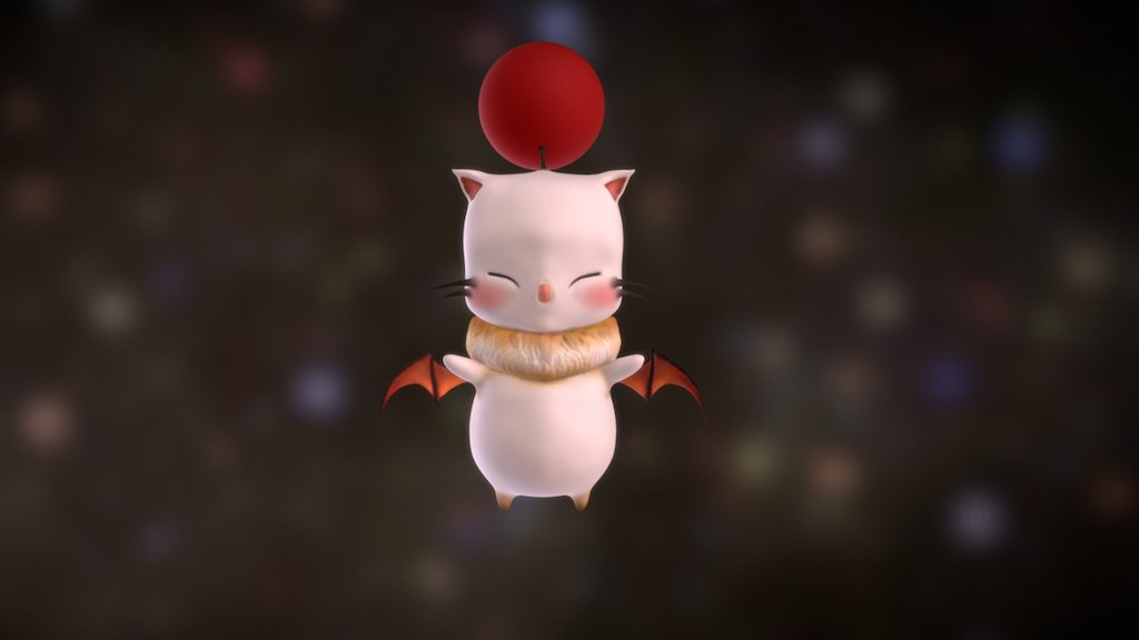 Moogle - 3D model by Kirsty (@kigarland) [0b3639a] - Sketchfab