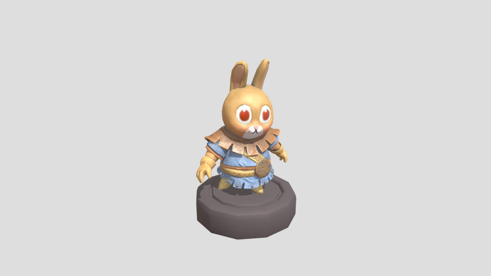Stylized Root Rabbit - 3D model by LoraineVekemans [0b37a5f] - Sketchfab